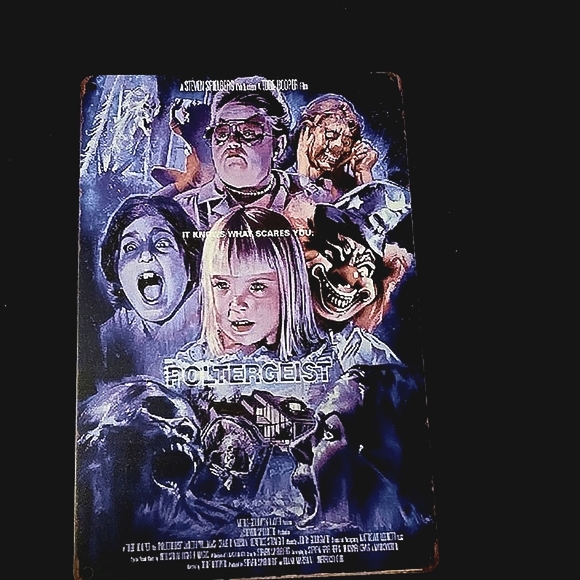 Posters and more | Wall Decor | Poltergeist Movie Aluminum Decorative ...